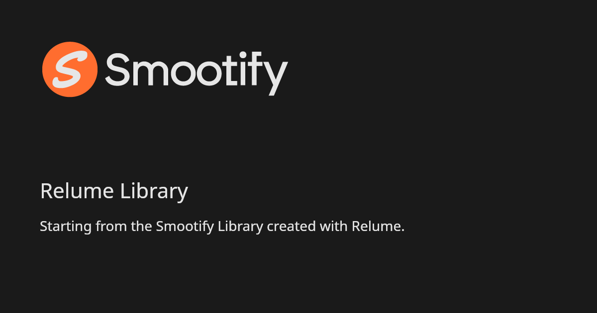 Relume Library | Smootify Docs