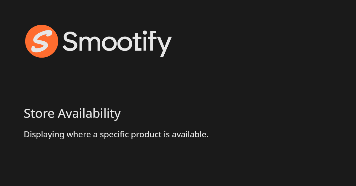 Store Availability | Smootify Docs